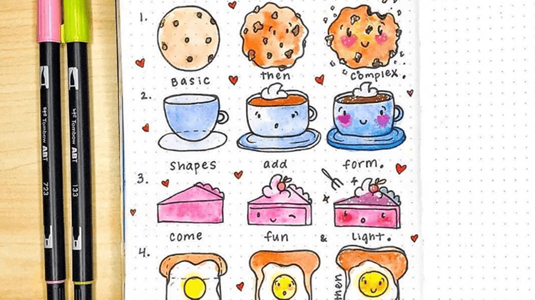 1,000+ Doodle Ideas To Try In Your Bullet Journal - Mom's Got the Stuff