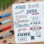 55 Stunning Bullet Journal Headers and Titles - Mom's Got the Stuff