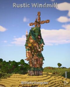 Minecraft Windmill Builds To Impress Your Friends - Mom's Got the Stuff