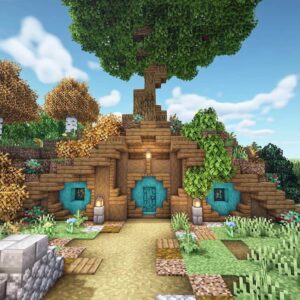 Minecraft Hobbit Hole Builds - Mom's Got the Stuff