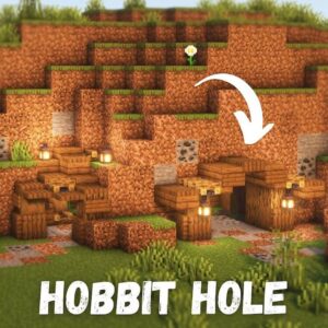 Minecraft Hobbit Hole Builds - Mom's Got the Stuff