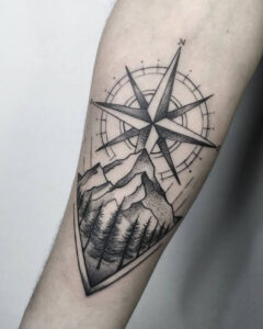 Compass Tattoo Ideas for Women - Mom's Got the Stuff