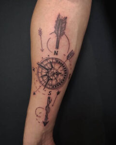 Compass Tattoo Ideas for Women - Mom's Got the Stuff