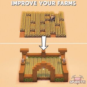 Minecraft Farm Build Ideas - Mom's Got the Stuff