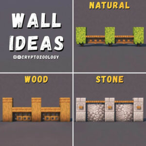Minecraft Wall Design Ideas - Mom's Got the Stuff