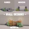 Minecraft Wall Design Ideas - Mom's Got the Stuff
