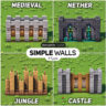 Minecraft Wall Design Ideas - Mom's Got the Stuff