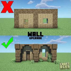 Minecraft Wall Design Ideas - Mom's Got the Stuff