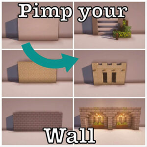 Minecraft Wall Design Ideas - Mom's Got the Stuff