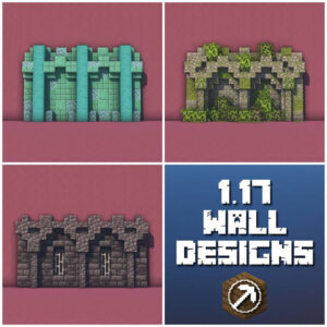 20 Amazing Minecraft Wall Design Ideas - Mom's Got the Stuff
