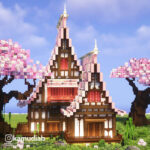 Minecraft Cherry Blossom Builds - Mom's Got the Stuff