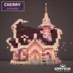 Minecraft Cherry Blossom Builds - Mom's Got the Stuff