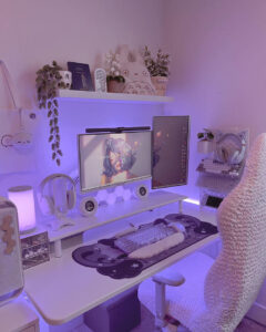 Cozy Gaming Setup Ideas for Women - Mom's Got the Stuff