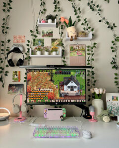 Cozy Gaming Setup Ideas for Women - Mom's Got the Stuff