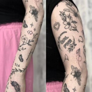 Patchwork Tattoo Ideas for Women - Mom's Got the Stuff