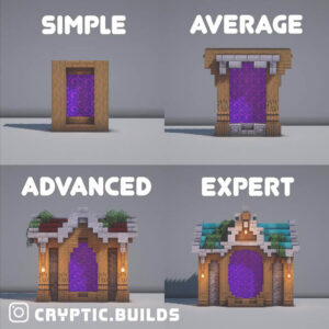 Amazing Minecraft Portal Build Ideas - Mom's Got the Stuff