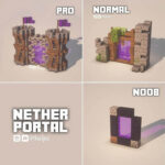Amazing Minecraft Portal Build Ideas - Mom's Got the Stuff