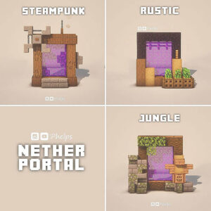 Amazing Minecraft Portal Build Ideas - Mom's Got the Stuff